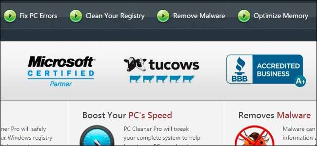 Alle disse "godkjenningsforseglingene" på nettsteder betyr ikke noe - TheFastCode